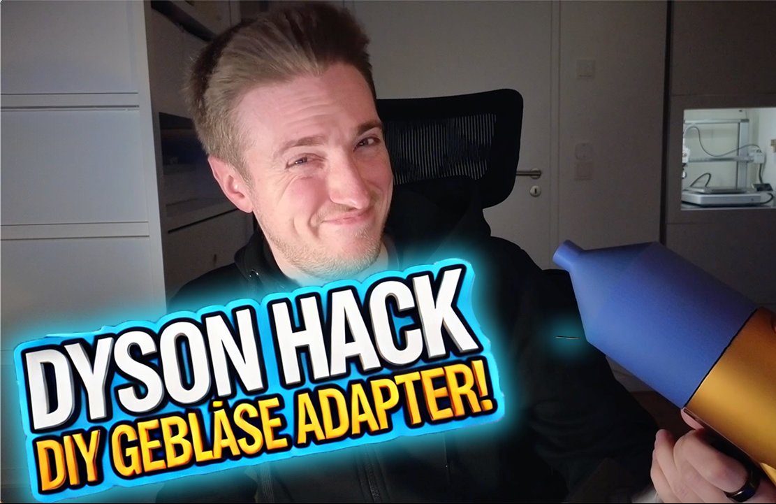 Dyson Hack: So verwandelst du deinen Staubsauger in ein Gebläse mit 3D ...